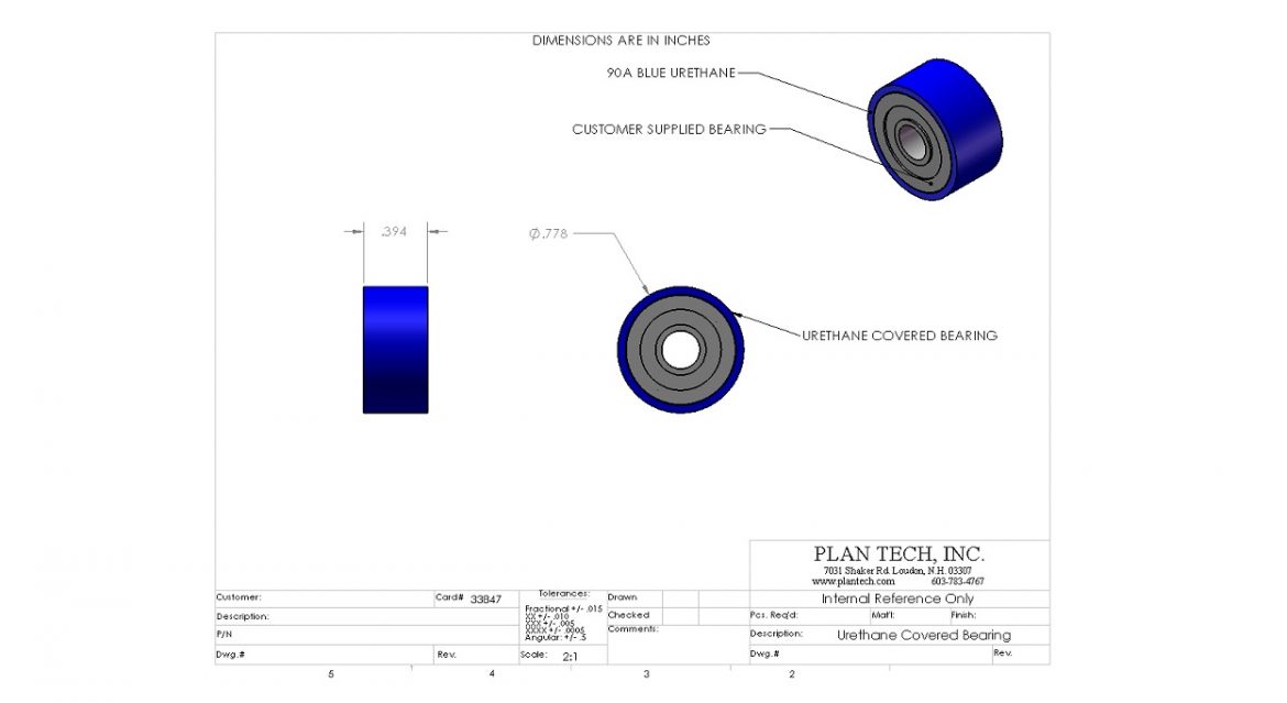 Urethane Bearings - Abrasion Resistant Bearings! - Plan Tech